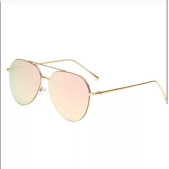 Accessories | Rose Gold Aviator Sunglasses | Poshmark